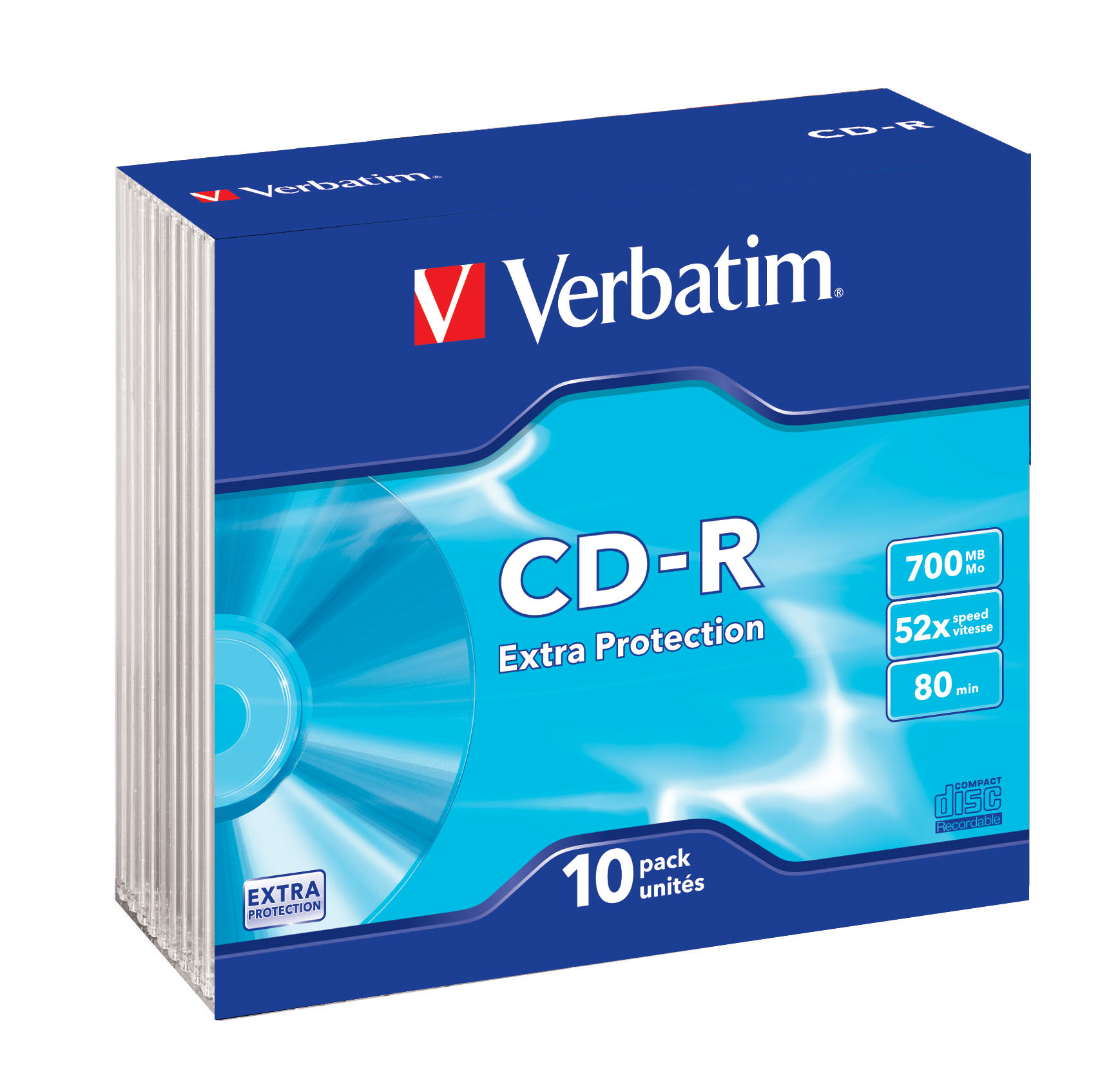 Verbatim CD-R Extra Protection 700 MB 10 pc(s) | XMA Store