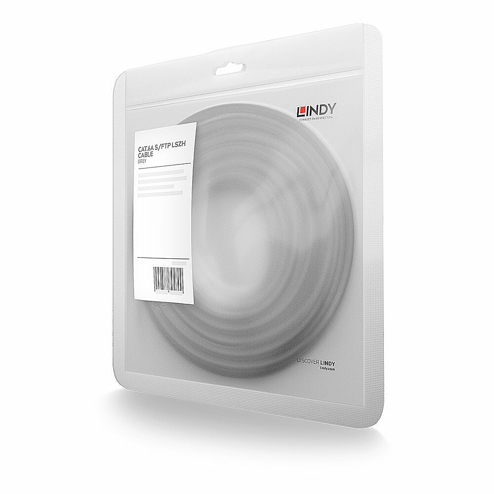 Lindy 3m Cat.7 S/FTP LSZH Cable, Grey 10pcs | XMA Store